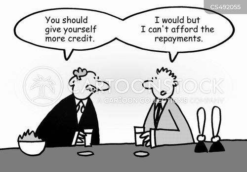 Credit Histories Cartoons and Comics - funny pictures from CartoonStock
