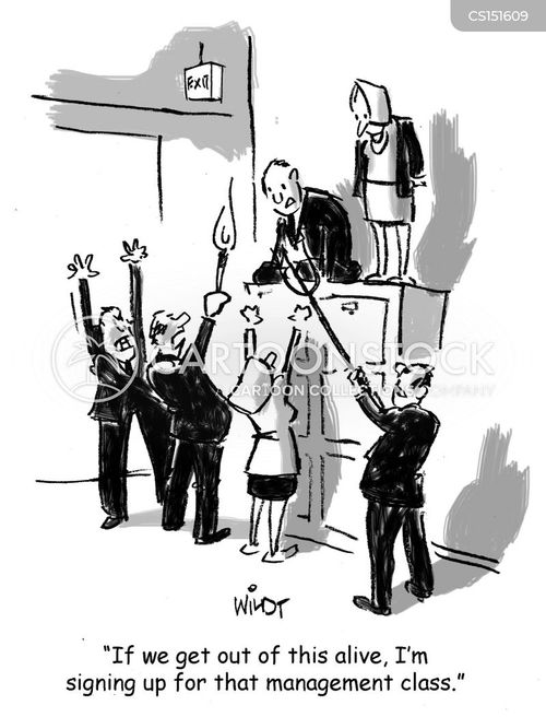 Angry Mob Cartoons and Comics - funny pictures from CartoonStock