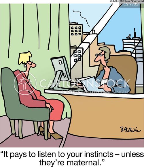 Instinct Cartoons and Comics - funny pictures from CartoonStock