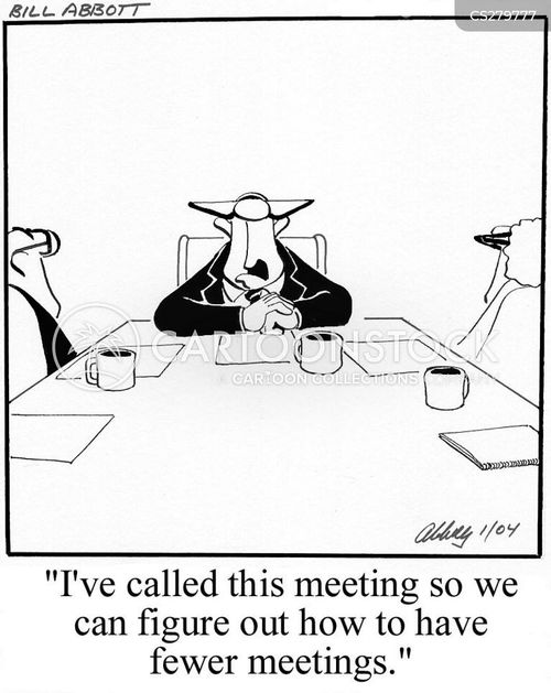 Ad Hoc Meeting Cartoons and Comics - funny pictures from CartoonStock