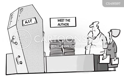 Meet The Author Cartoons and Comics - funny pictures from CartoonStock