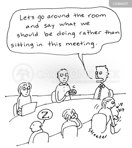 Pointless Meetings Cartoons and Comics - funny pictures from CartoonStock