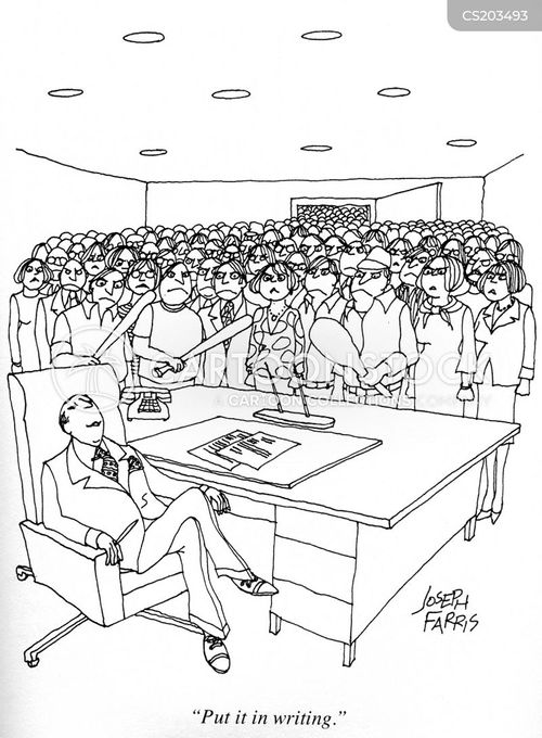 Angry Mob Cartoons and Comics - funny pictures from CartoonStock