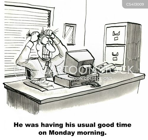 Mondays Cartoons and Comics - funny pictures from CartoonStock