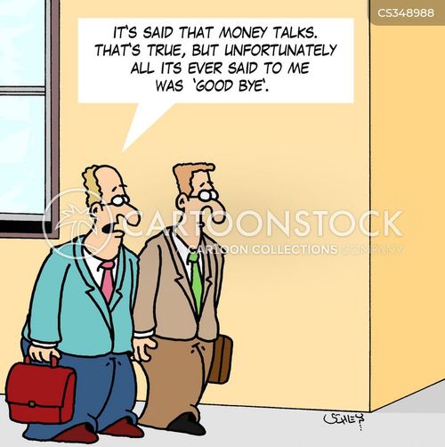 Money Talks Cartoons and Comics - funny pictures from CartoonStock