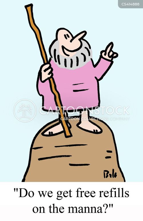 Miraculous Provision Cartoons and Comics - funny pictures from CartoonStock