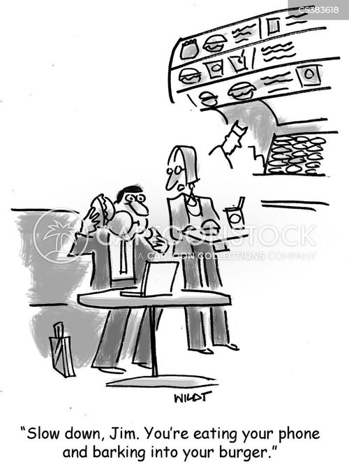Singing Burger Cartoons and Comics - funny pictures from CartoonStock