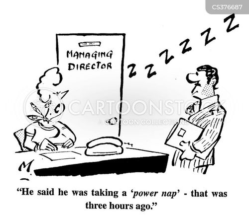 Power Nap Cartoons and Comics - funny pictures from CartoonStock