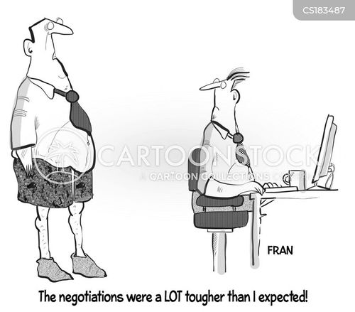 Bargaining Cartoons and Comics - funny pictures from CartoonStock