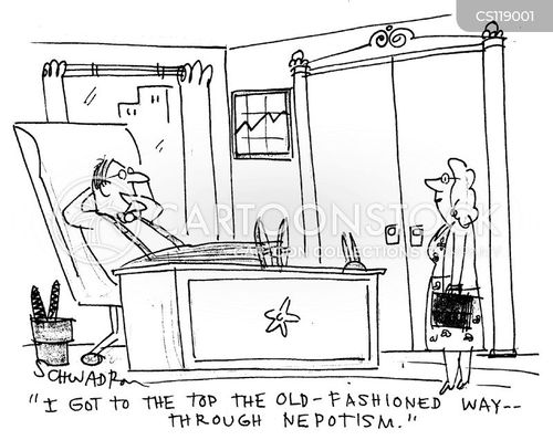 Nepotistic Cartoons and Comics - funny pictures from CartoonStock