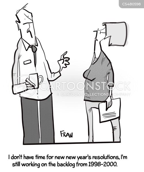 Backlog Cartoons and Comics - funny pictures from CartoonStock