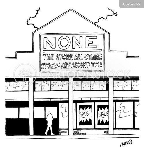 Storefront Cartoons and Comics - funny pictures from CartoonStock