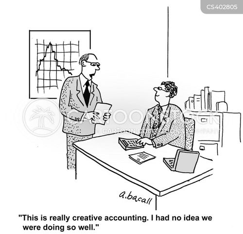 Creative Accounting Cartoons and Comics - funny pictures from CartoonStock