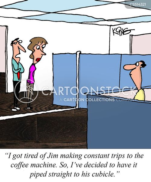 Official Cubicles Cartoons and Comics - funny pictures from CartoonStock