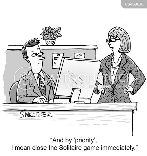 Solitaire Cartoons and Comics - funny pictures from CartoonStock