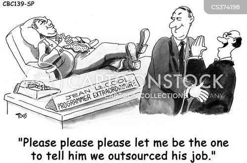 Job Outsourcing Cartoons and Comics - funny pictures from CartoonStock