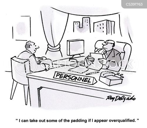 Resume Padding Cartoons and Comics - funny pictures from CartoonStock
