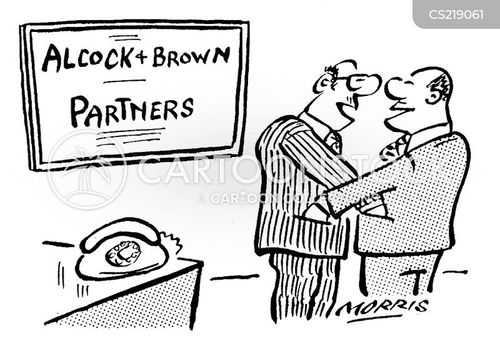 Partnership Business Cartoons