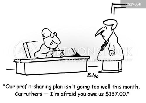 Shared Profits Cartoons and Comics - funny pictures from CartoonStock