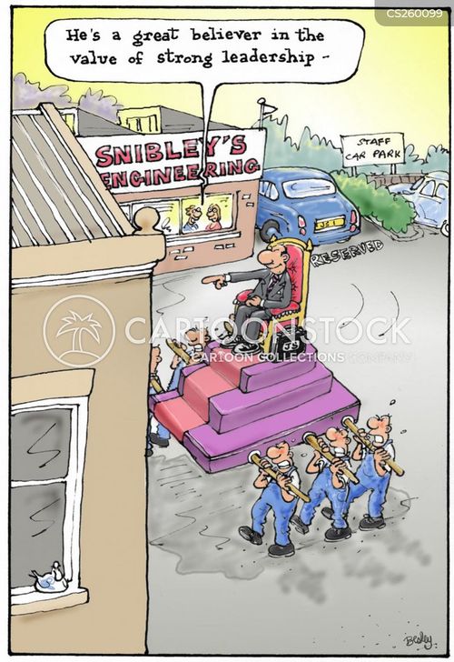 Strong Leadership Cartoons and Comics - funny pictures from CartoonStock
