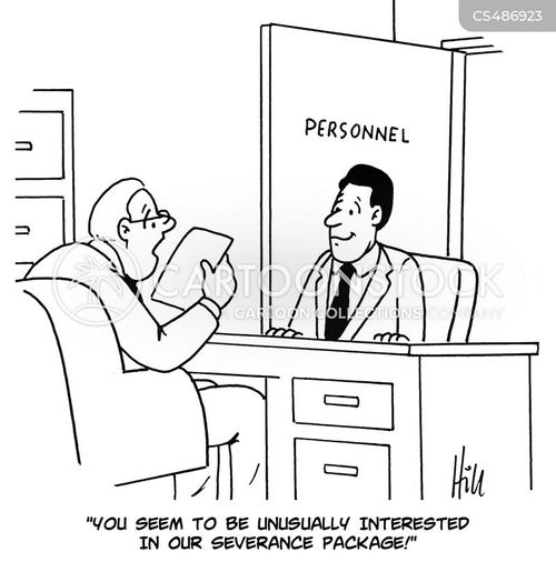 Severance Cartoons and Comics - funny pictures from CartoonStock