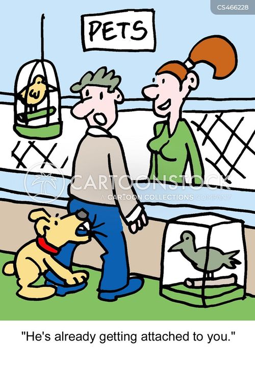 Attachment Issues Cartoons and Comics - funny pictures from CartoonStock