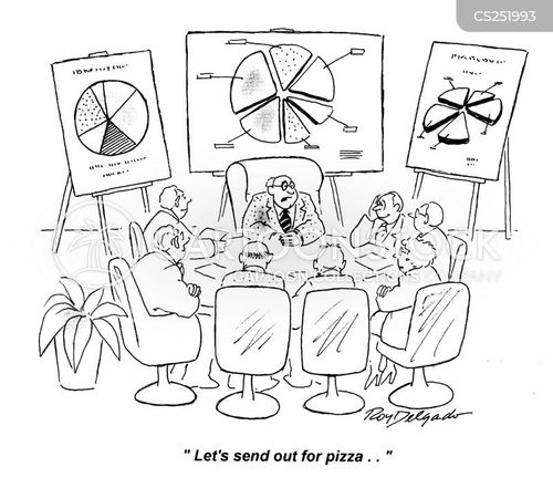 Pizza Chart Cartoons and Comics - funny pictures from CartoonStock