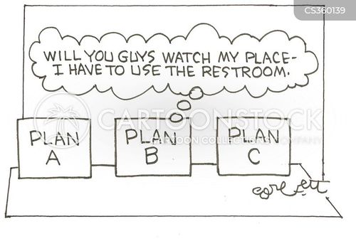 Plan A Cartoons and Comics - funny pictures from CartoonStock