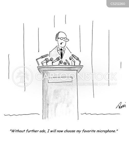 Speaking Into A Microphone Cartoons and Comics - funny pictures from ...