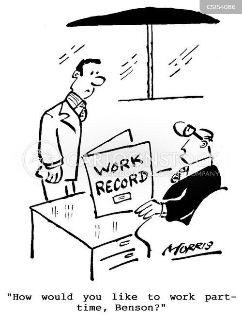 Work Record Cartoons and Comics - funny pictures from CartoonStock