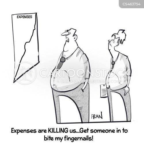 Expenses Account Cartoons and Comics - funny pictures from CartoonStock