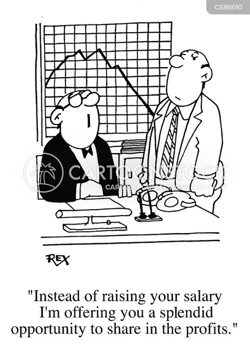 Remuneration Cartoons and Comics - funny pictures from CartoonStock