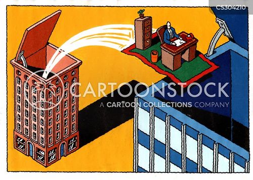Kicked Upstairs Cartoons and Comics - funny pictures from CartoonStock