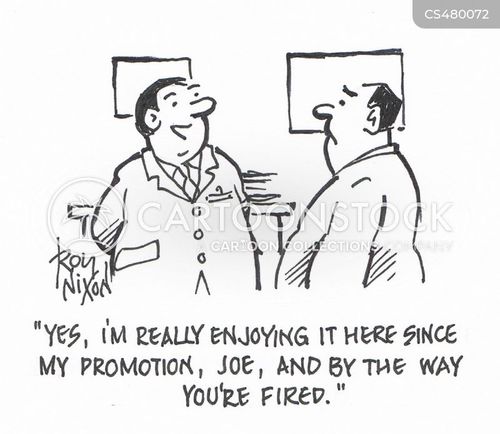 Sudden Promotion Cartoons and Comics - funny pictures from CartoonStock