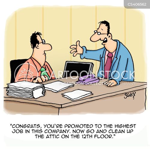 Demotion Cartoons and Comics - funny pictures from CartoonStock