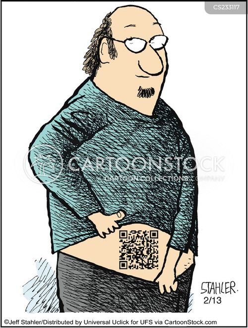 Qr Code Cartoons and Comics - funny pictures from CartoonStock