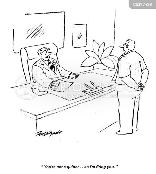 Quiet Quitter Cartoons and Comics - funny pictures from CartoonStock