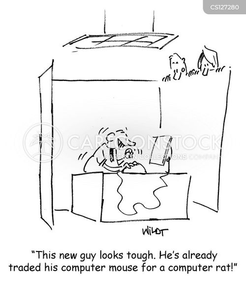 Man Or Mouse Cartoons and Comics - funny pictures from CartoonStock