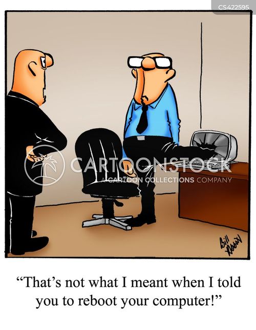 Reboot Cartoons and Comics - funny pictures from CartoonStock