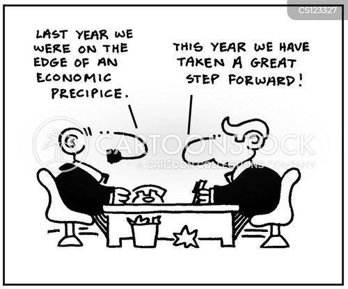 Precipice Cartoons and Comics - funny pictures from CartoonStock