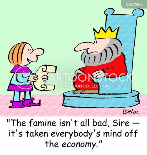 Work Famine Cartoons and Comics - funny pictures from CartoonStock