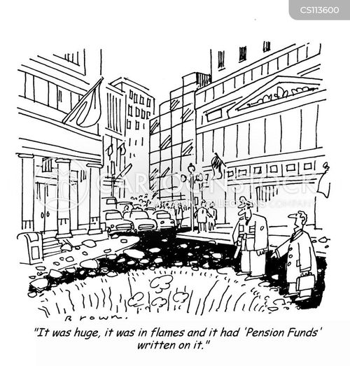 Pensions Crises Cartoons And Comics Funny Pictures From Cartoonstock