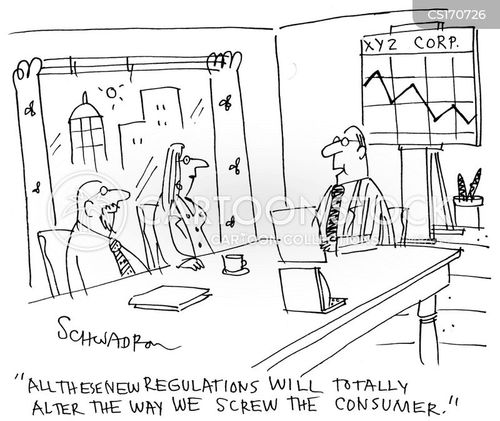 Consumer Regulations Cartoons and Comics - funny pictures from CartoonStock