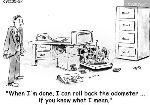 Odometer Cartoons and Comics - funny pictures from CartoonStock
