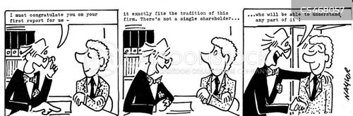 Report Writing Cartoons and Comics - funny pictures from CartoonStock