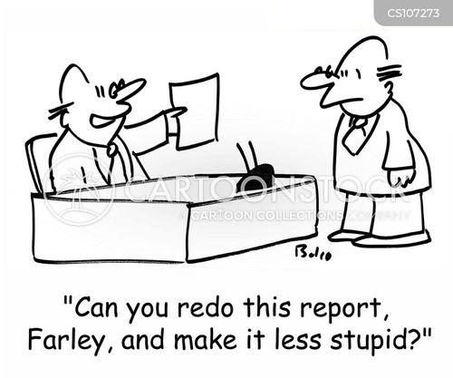 Written Reports Cartoons and Comics - funny pictures from CartoonStock