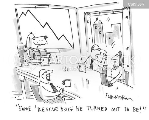 Saint Bernard Cartoons and Comics - funny pictures from CartoonStock