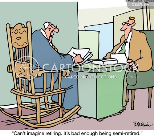 Semi-retired Cartoons and Comics - funny pictures from CartoonStock