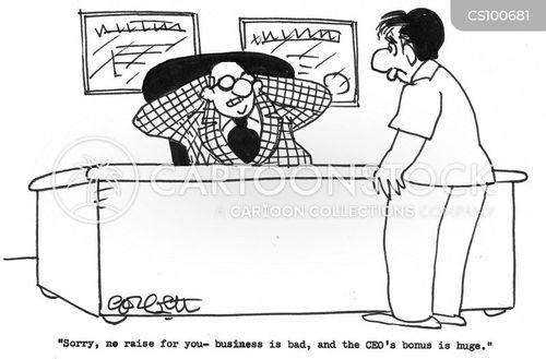 Ceo Salary Cartoons and Comics - funny pictures from CartoonStock
