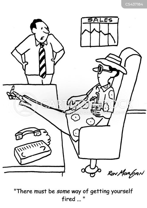Sacking Offence Cartoons and Comics - funny pictures from CartoonStock